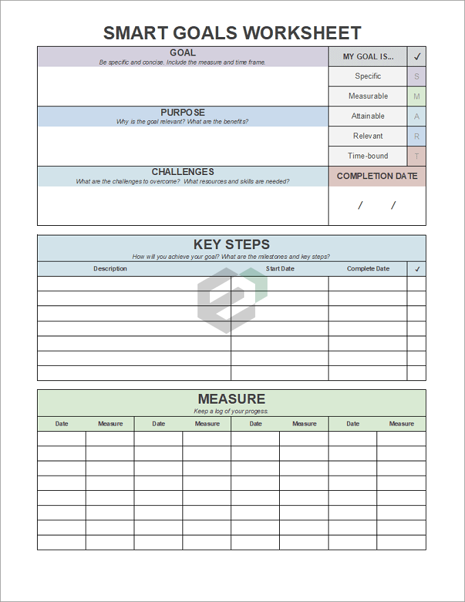 SMART Goals Setting | Free Excel Templates and Dashboards SMART Goals Setting | Free Excel Templates and Dashboards